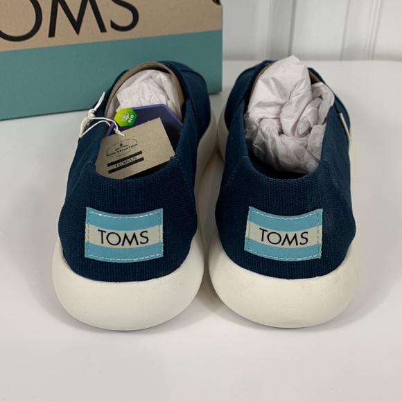 Toms | Shoes | Nwt Toms Men Navy Blue Wide Mens Size 2 Slip On Shoes ...